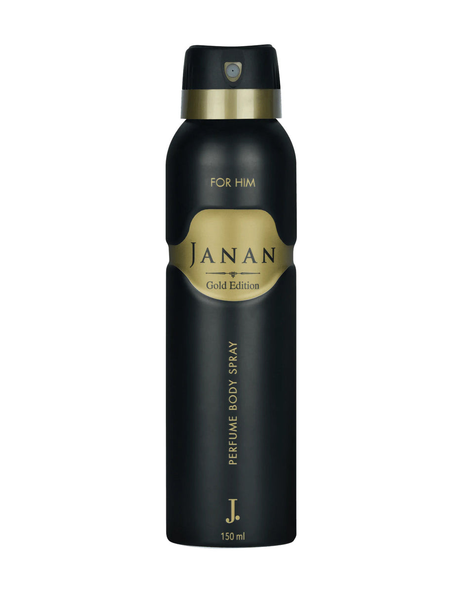 JANAN GOLD BODY SPRAY – J. Junaid Jamshed UK